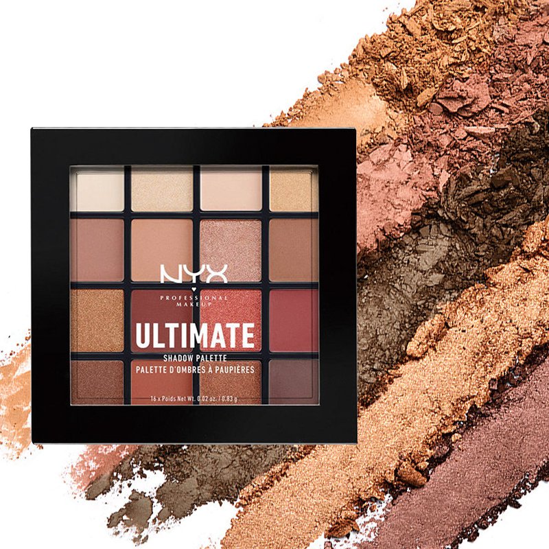 NYX Ultimate 16 Colors Eye Shadow Palette เครื่องสำอาง NYX พาเลทอายแชโด ...