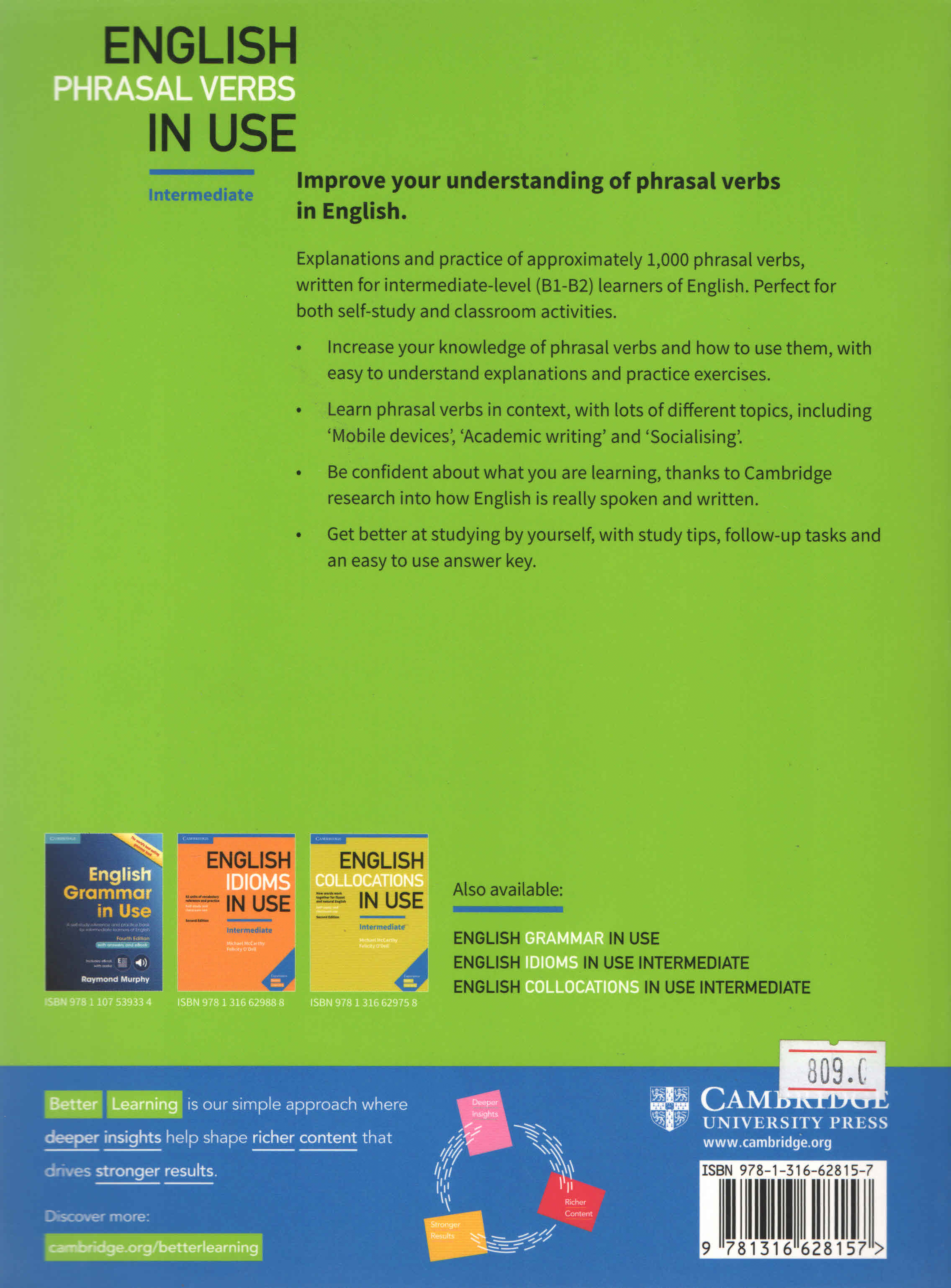 ENGLISH PHRASAL VERBS IN USE INTER WITH ANSWER(2ED) BY DKTODAY ...