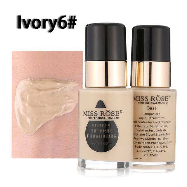 Miss Rose Purely Natural Foundation 30ml - Kulamiq - ThaiPick