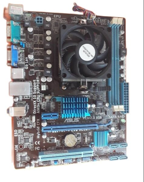 CPU AMD FX6300 6คอรฺ+เมนบอร์ด Motherboard ASUS M5A78L-M LX3 PLUS ...