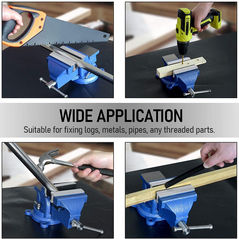 2Pcs Vise Jaw Covers Multipurpose 3 inch Soft Vice Inserts Use on Any ...