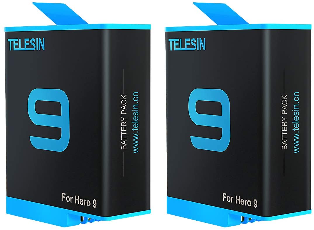 TELESIN - รับประกัน 1 ปี - แบตเตอรี่ กล้อง GoPro Hero 9 10 ความจุ ...