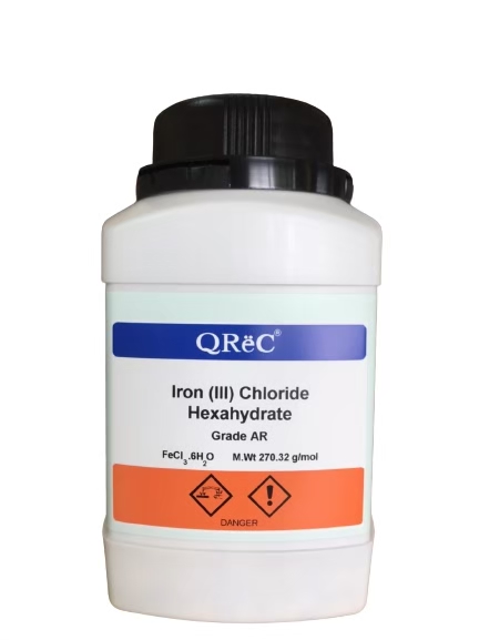 QReC Iron (III) Chloride 6 Hydrate AR 250กรัม ไอร์รอน (III) คลอไรด์ (เฟ ...