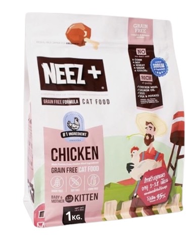 อาหารแมว Neez plus นีซพลัส เกรนฟรี NEEZ+ โฮลิสติก อาหารแมวเกรดพรีเมียม ...