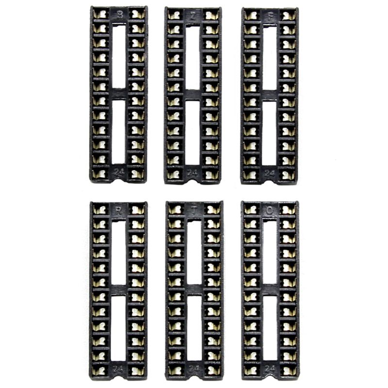 66Pcs/Lot DIP IC Sockets Adaptor Solder Type Socket Kit 6,8,14,16,18,20 ...