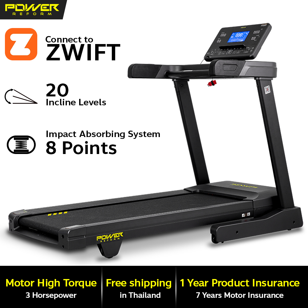 POWER REFORM ลู่วิ่งไฟฟ้า มอเตอร์ High Torque 3 แรงม้า รุ่น PANZER ต่อ ...