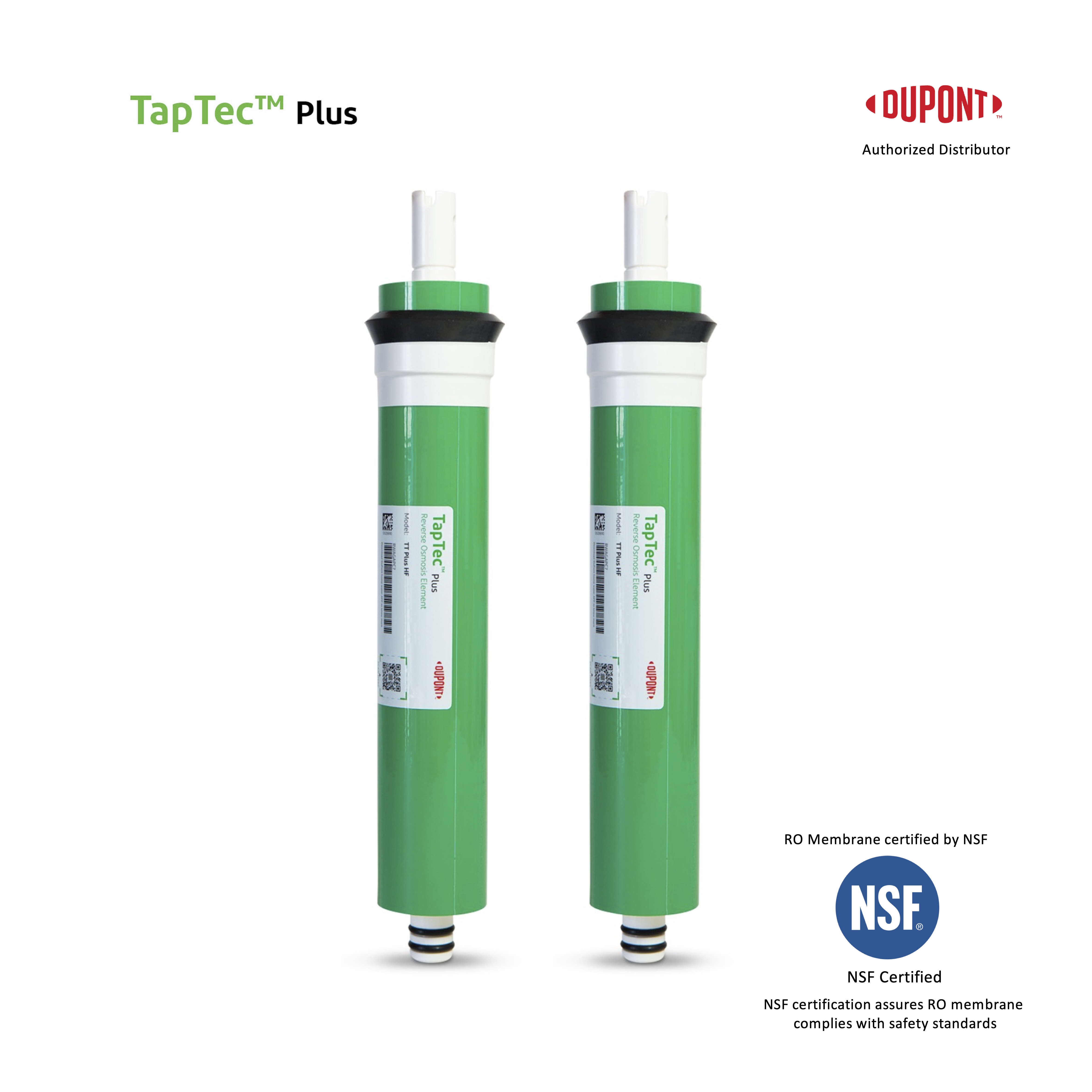 DuPont ™ TapTec ™ Plus HF Membrane Element ไส้กรองน้ำดื่ม RO เมมเบรน 90 ...