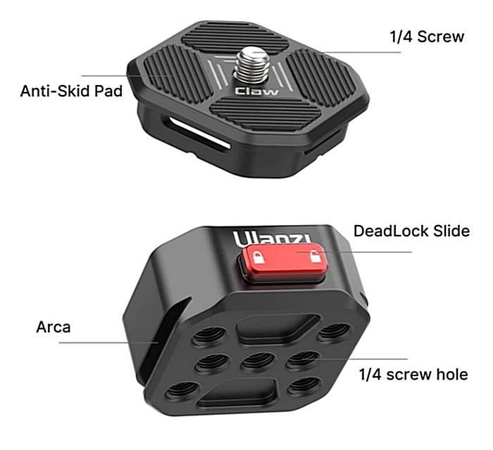 Ulanzi Fast Claw Plate Quick Release Set (Generation II) ควิ๊กเพลท ...