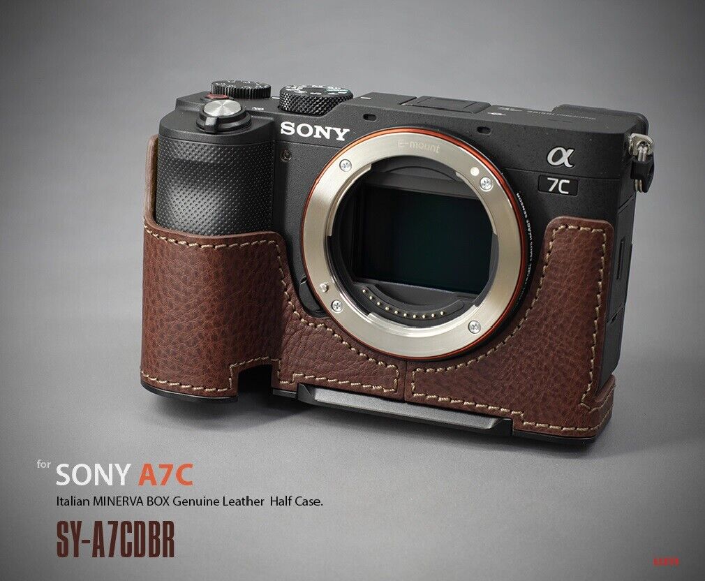 LIM'S Design Sony A7C [Brown] Half Case ทำจากหนังแท้ประเทศอิตาลี LIM'S ...