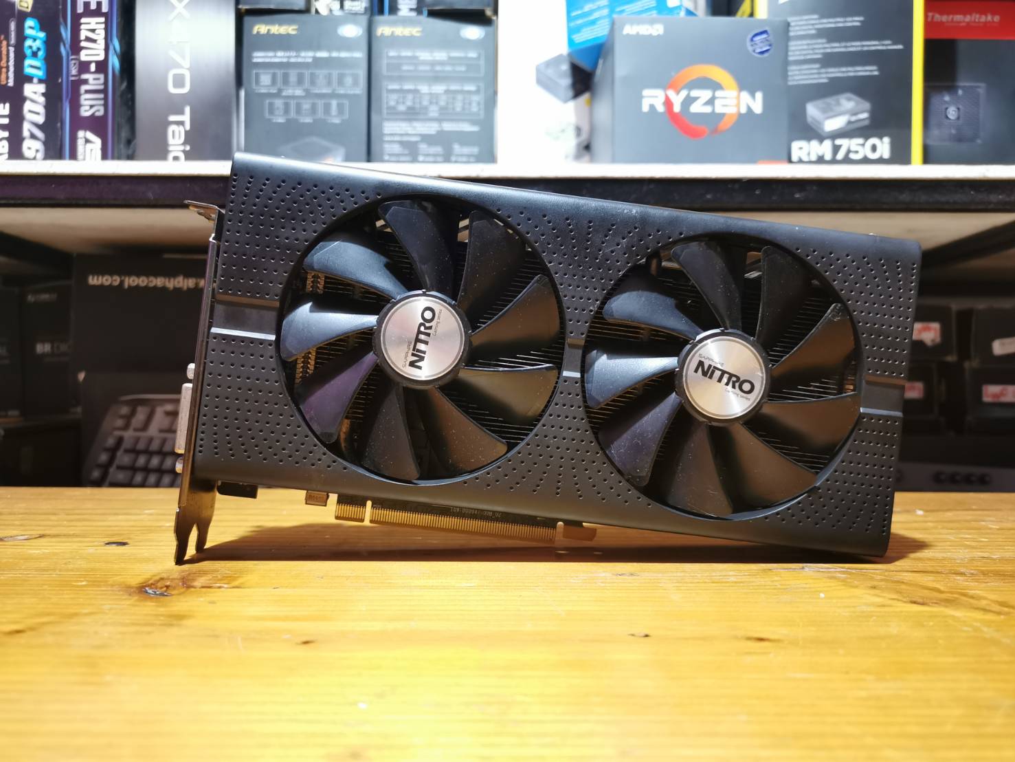 การ์ดจอ(graphic card) sapphire radeon rx 480 4gb ddr5 nitro - THE ONE ...