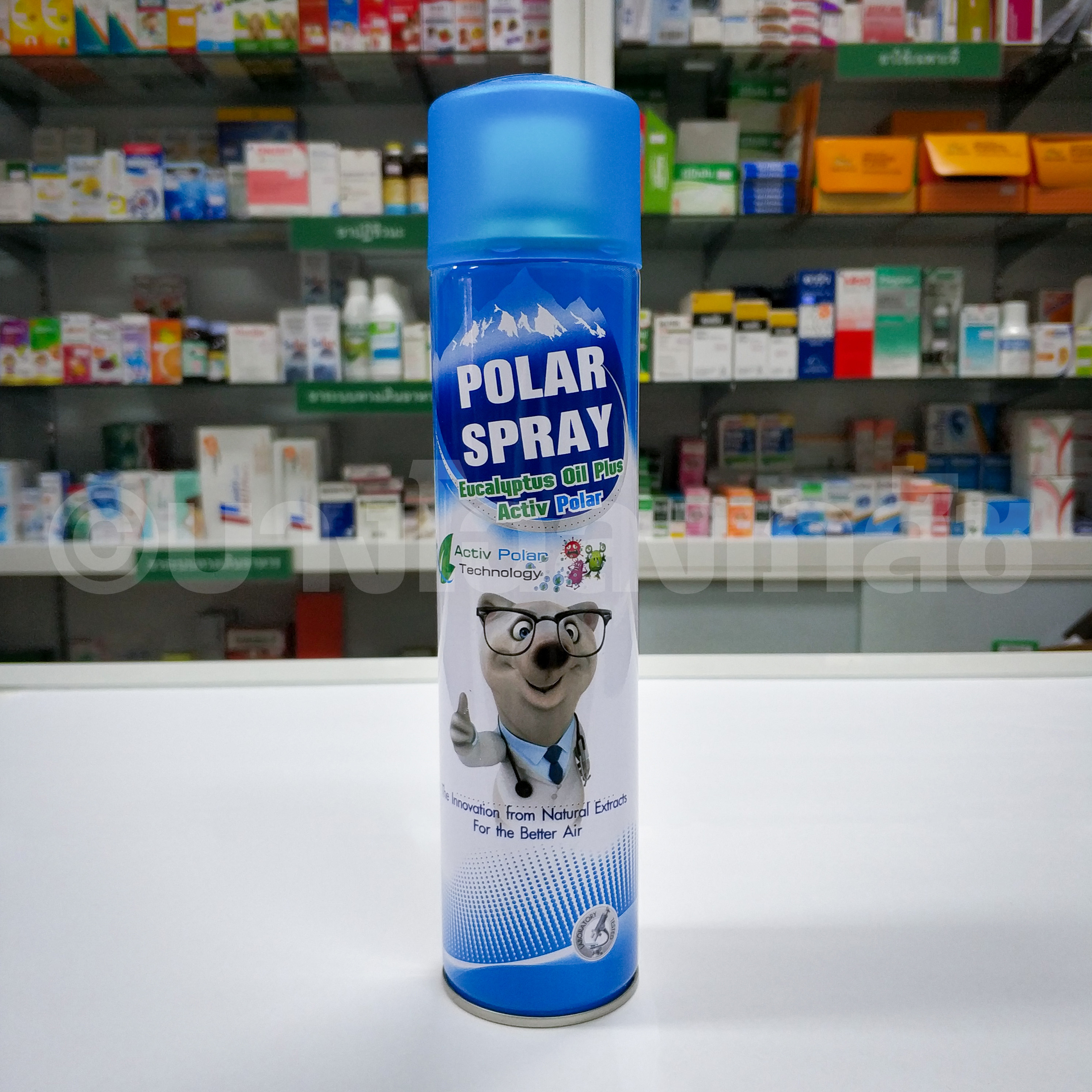 POLAR SPRAY [โพลาร์ สเปรย์] สเปรย์ปรับอากาศผสม แอคทีฟ โพลาร์ กลิ่น ...
