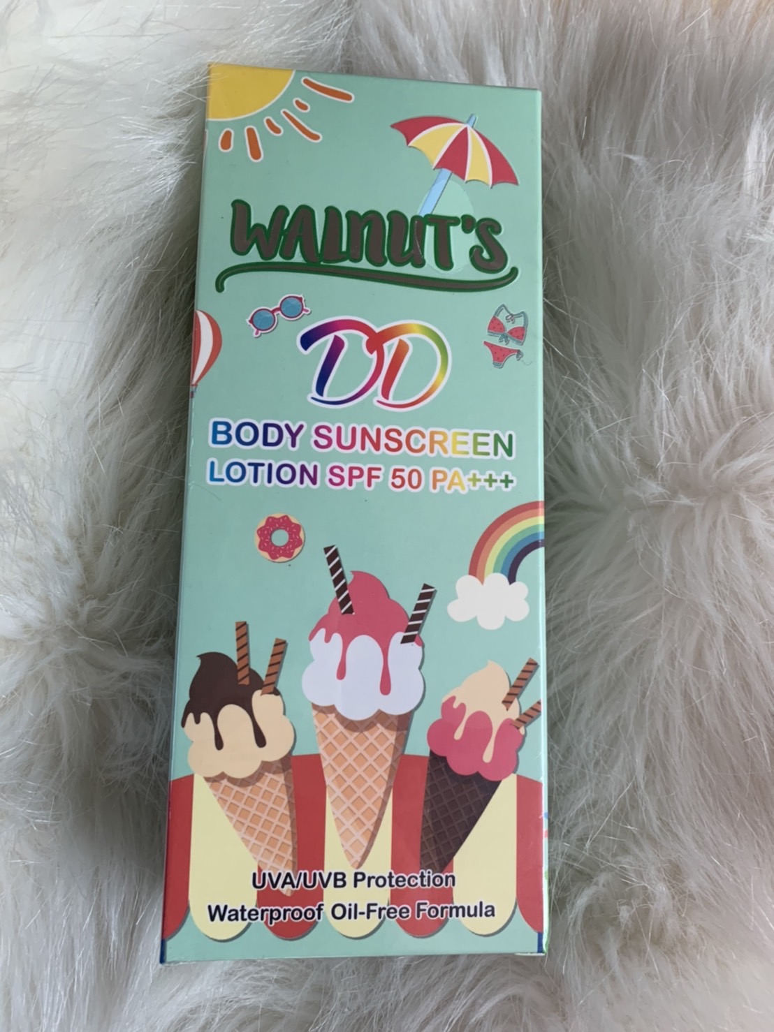 WALNUT'S DD BODY SUNSCREEN SPF50 PA+++ กันแดดวอลนัท ดีดี บอดี้ ซันสกรีน ...