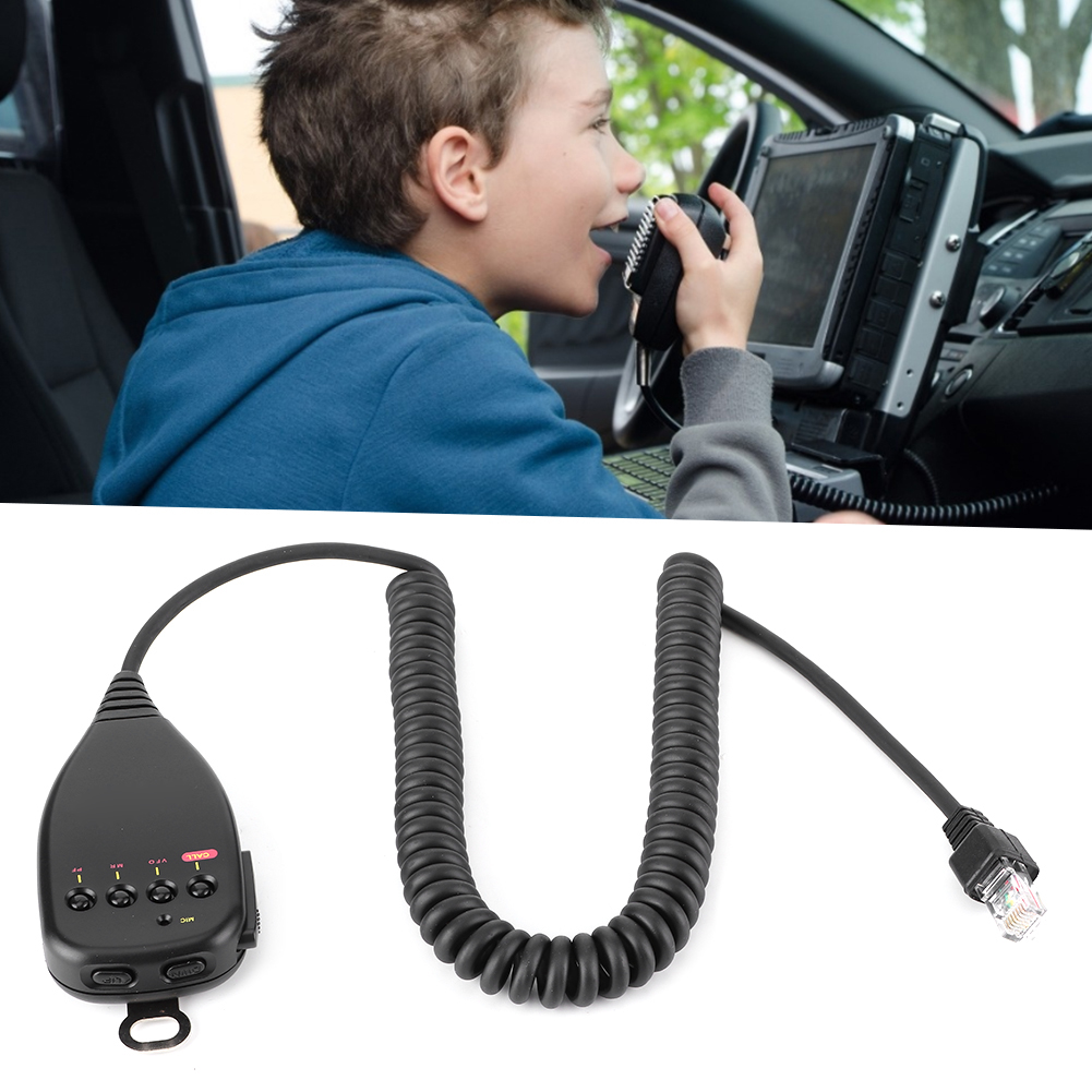 【ราคาต่ำสุด】MC44 Car Handheld Mic 8 ‑ Core Speaker Aviation Head ...