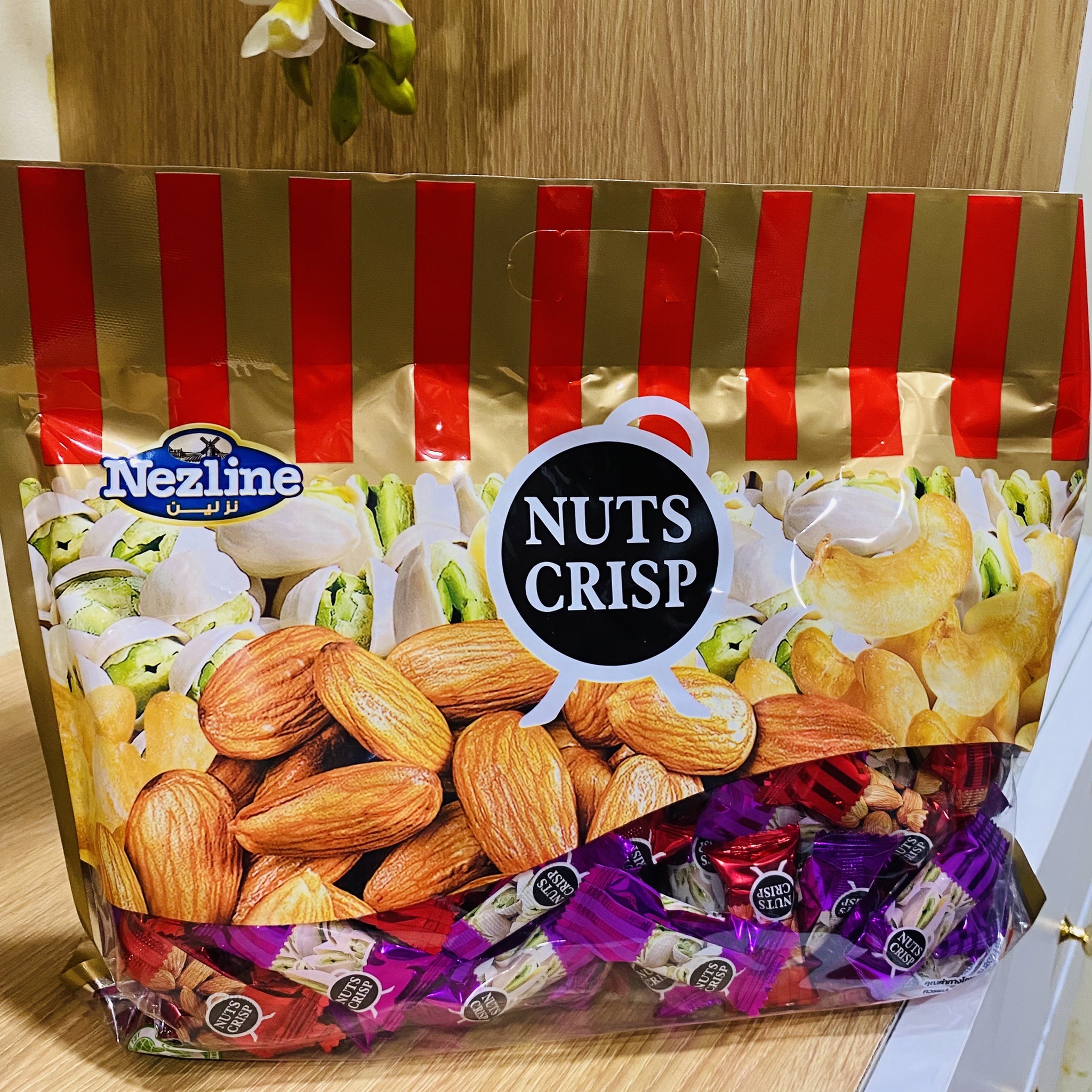 ขนมตุ๊บตั๊บมาเลเซีย NUTS CRISP TWIN-FISH ขนมถั่วอัดแท่งรวมรส 500g ...