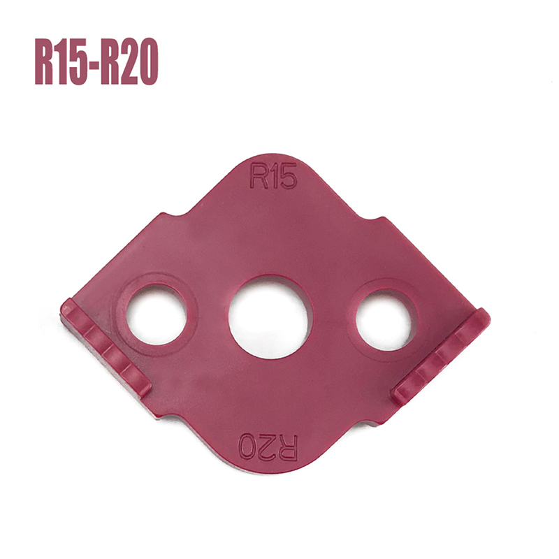 HIAM Woodworking Router Corner Radius Templates Jig R5 to R40 Routing ...