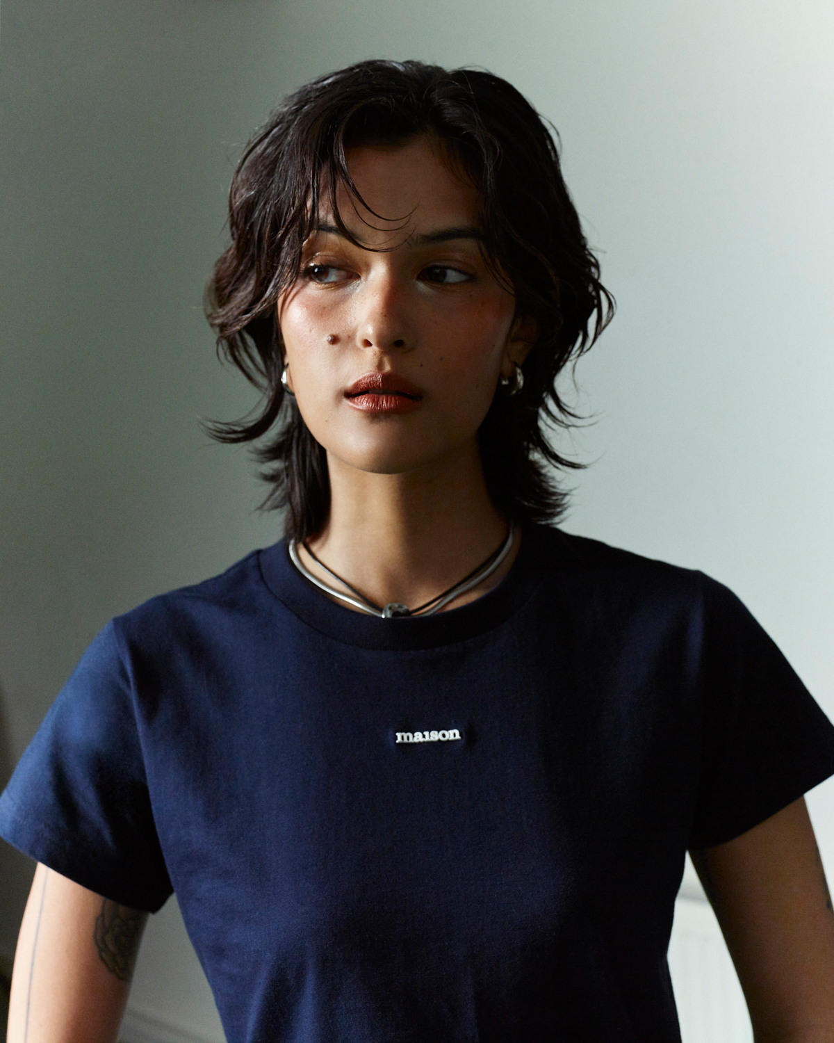 maison KEEPS | Essential Cropped "maison" Tee เสื้อยืดครอป | Lazada.co.th