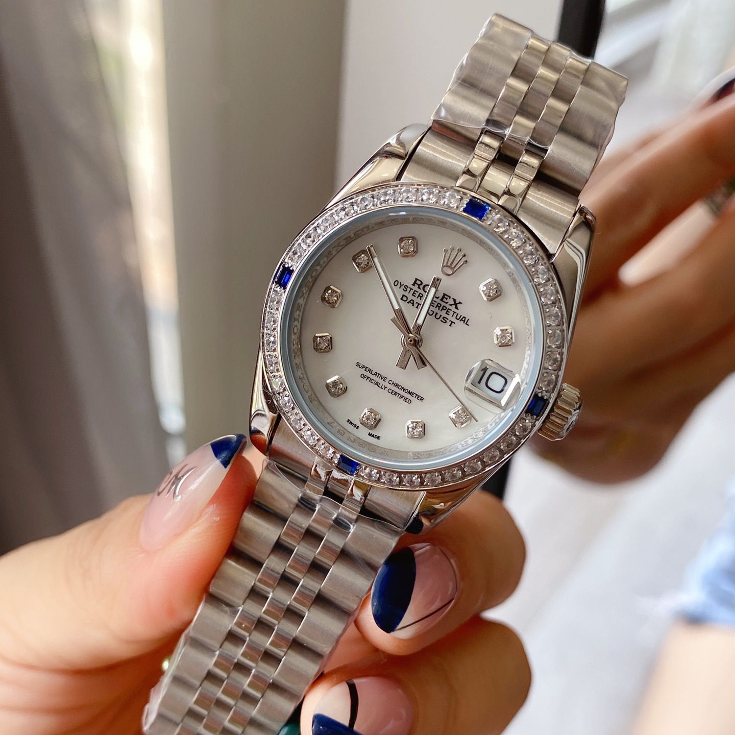 (ของแท้ 100) ROLEX Rolex Womens Log Type Collection Date Show ...