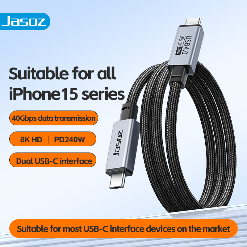 Jasoz USB C Cable USB C 3.2 Gen2x2 20Gbps Data Transfer Type C to Type ...