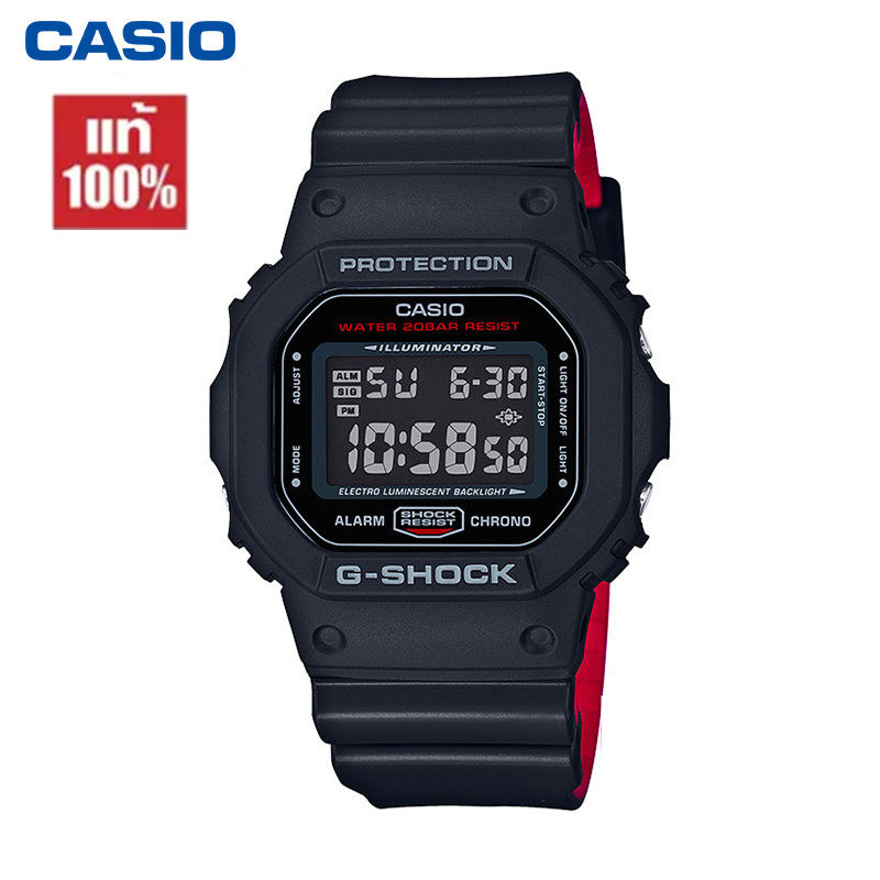 Casio G Shock นาฬิกาข้อมือผู้ชาย สายเรซิ่น รุ่น Dw 5600hr ประกันภัย 1