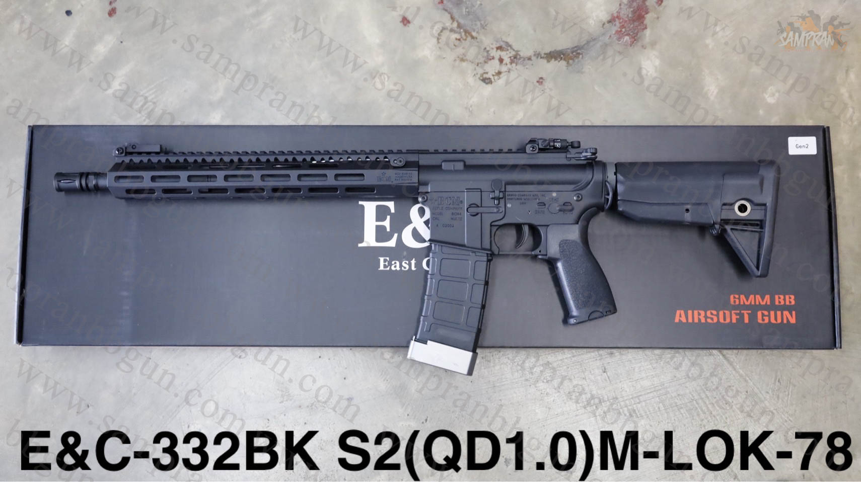 บีบีกัน E&C-332 S2 M-BK F8 TTI BCM 13นิ้ว M-Lok สีดำ บอดี้โลหะ Gen 2 | Lazada.co.th