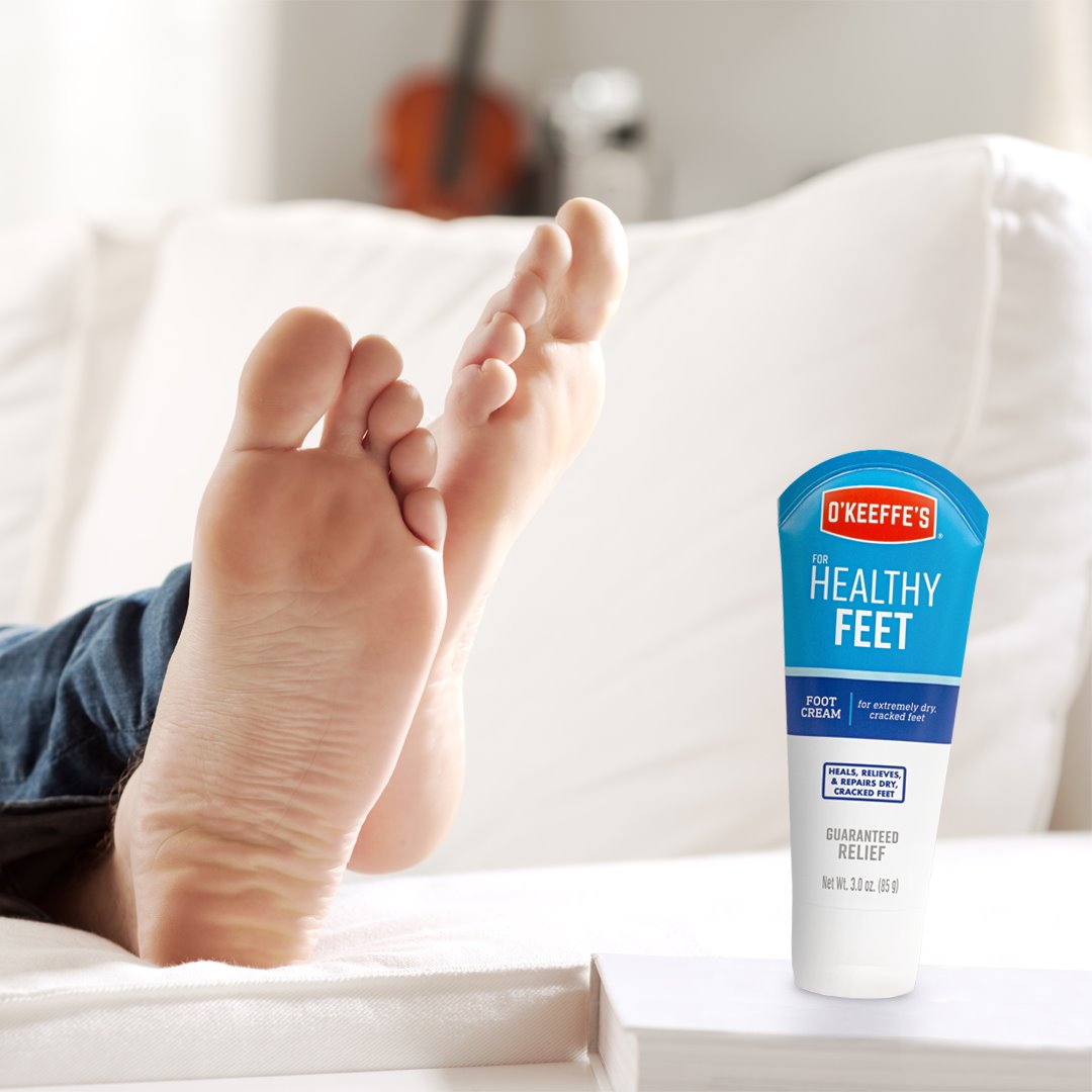 OKeeffes Healthy Feet Foot Cream 85g ครีมทาเท้า สำหรับเท้าที่แห้งและแตก ...