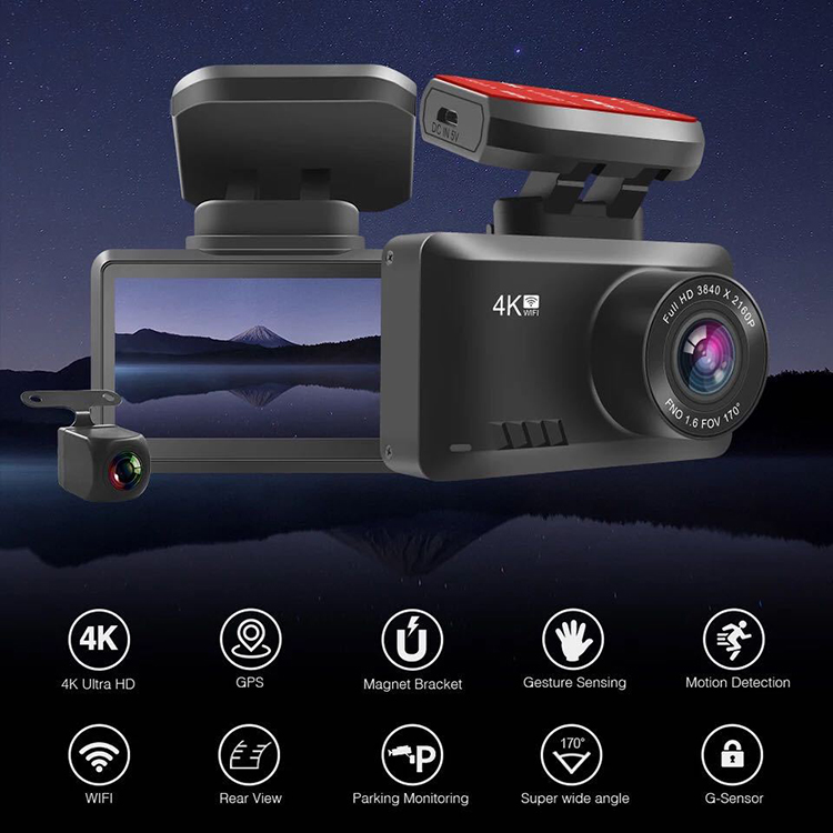 4k HD 2160P WIFI GPS Dash Cam - K-I-M-Shop - ThaiPick