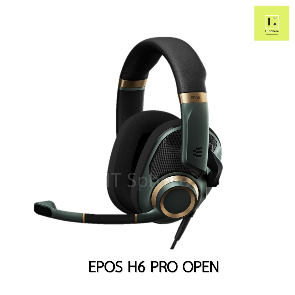 ศูนย์ไทย ประกัน 2 ปี หูฟัง EPOS H6 PRO OPEN GAMING HEADSET RACING GREEN SEBRING BLACK WHITE สี ...