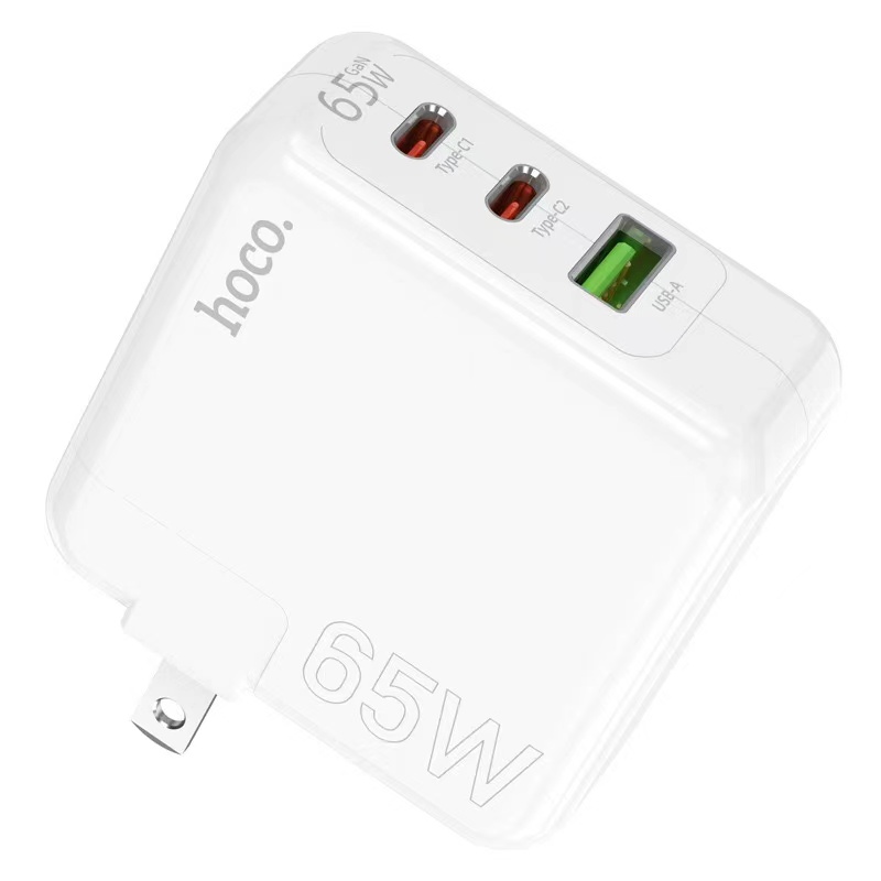 Hoco C115 หัวชาร์จ PD65W QC x1 Type-C x2 Dual Port 2PD (2C) Fast ...