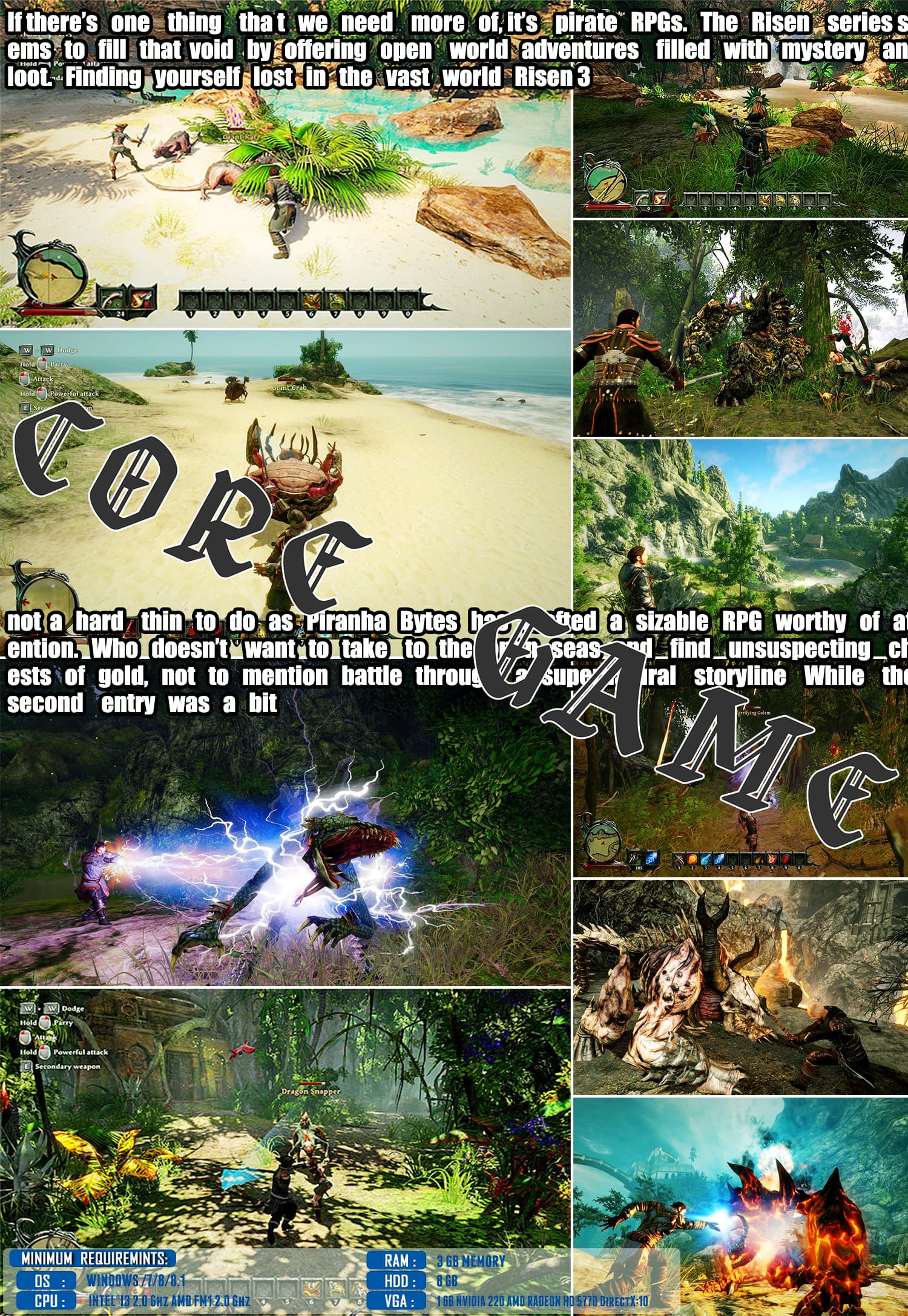 [ Game Windows ] Risen 3 titan lords แผ่นเกมส์ แฟลชไดร์ฟ เกมส์ ...