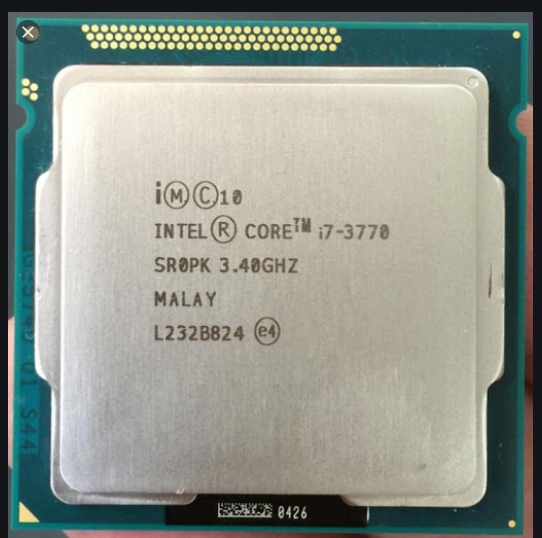 โปรเซสเซอร์ Intel®Core i7-3770 3.4 GHz CPU 4 Core / 8 Thread, Socket ...