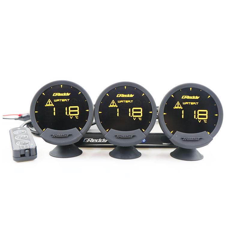 GReddi Sirius OBD2 Gauge LCD 74mm Turbo Speed Volts Water Oil Temp Fuel ...