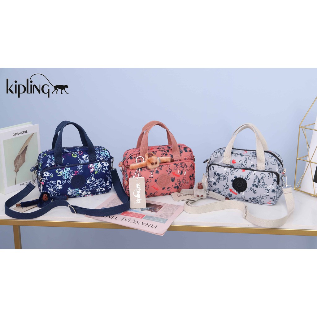 พร้อมส่ง กระเป๋าเป้ เป้ได้สะพายข้างได้ มี2แบบ Kiplingลายมิกกี้เมาส์กับSTARCATEแบบเรียบไม่มีลาย ...