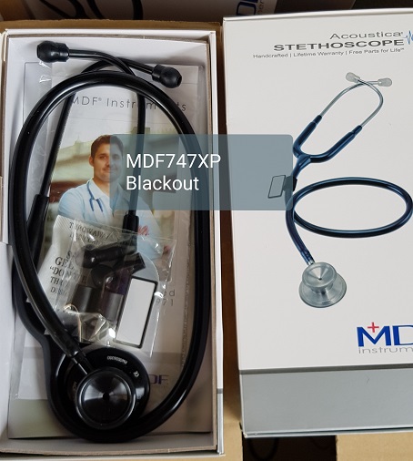 MDF STETHOSCOPE หูฟังแพทย์ รุ่น MDF747XP (ของแท้จากอเมริกา) สี BlackOut ...