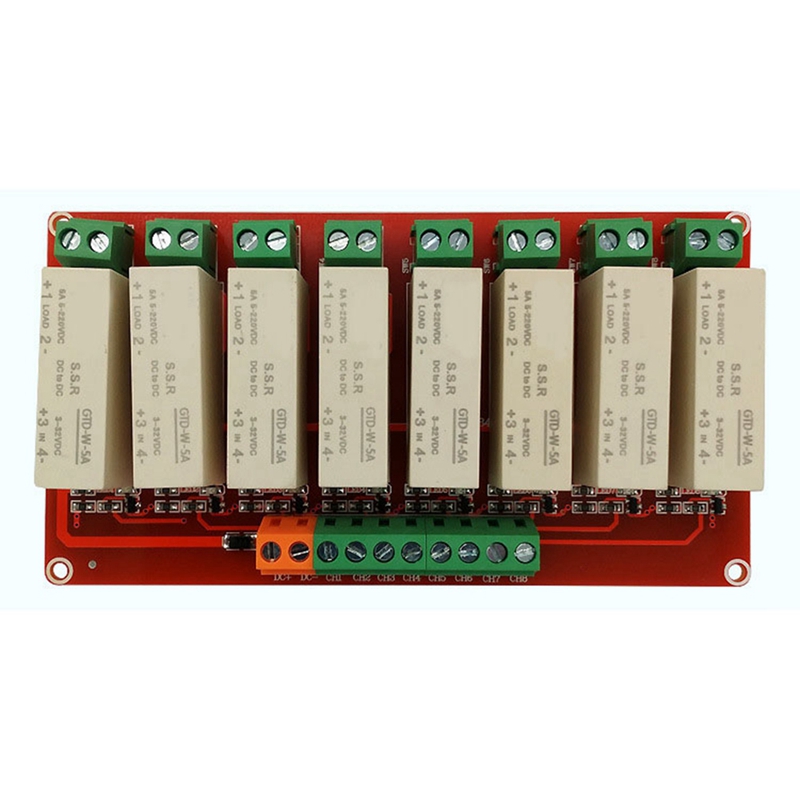High Level Trigger DC Control DC Solid-State Relay Module Single-Phase ...