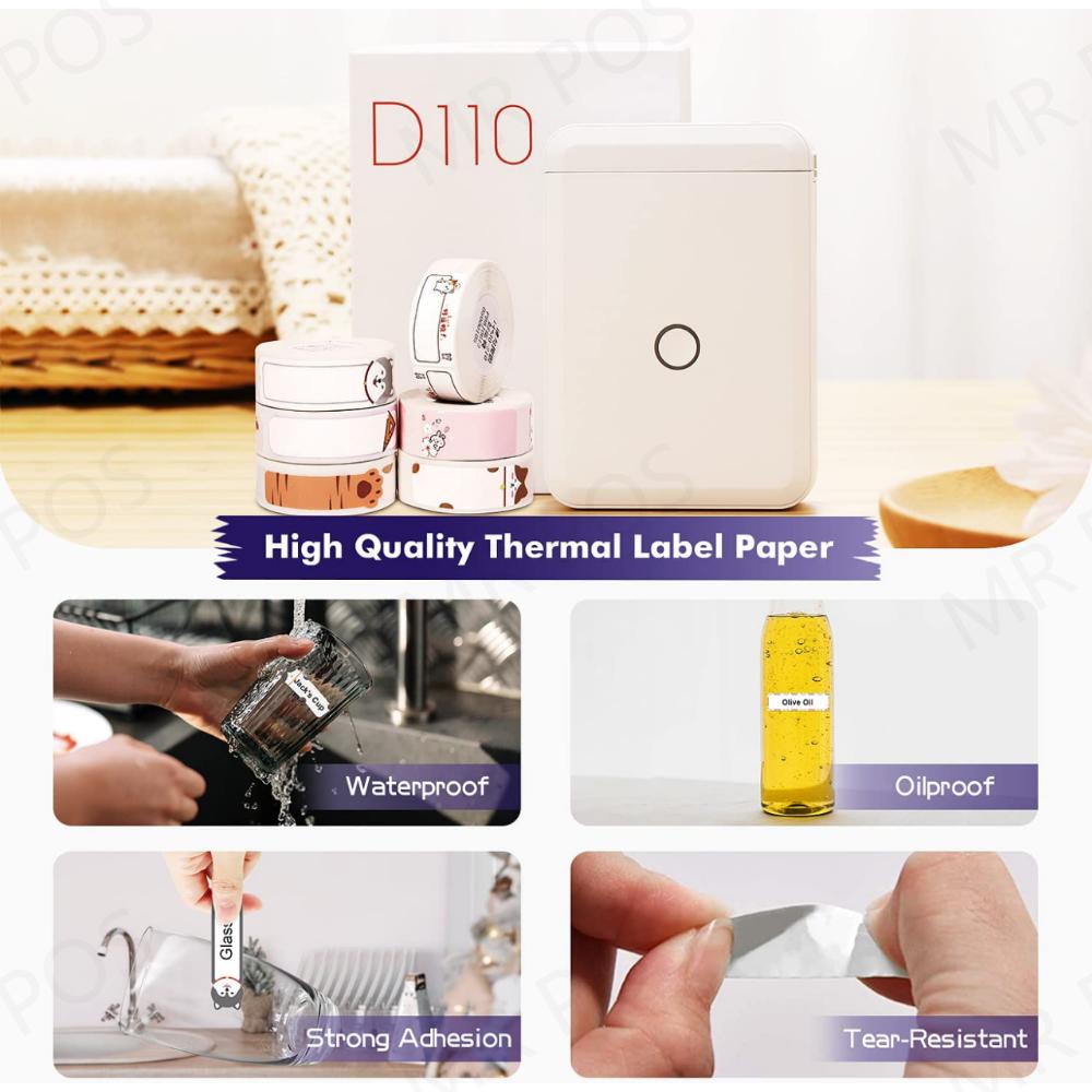 Niimbot D110 D11 Portable Label Printer Mini Pocket Stickers Maker ...