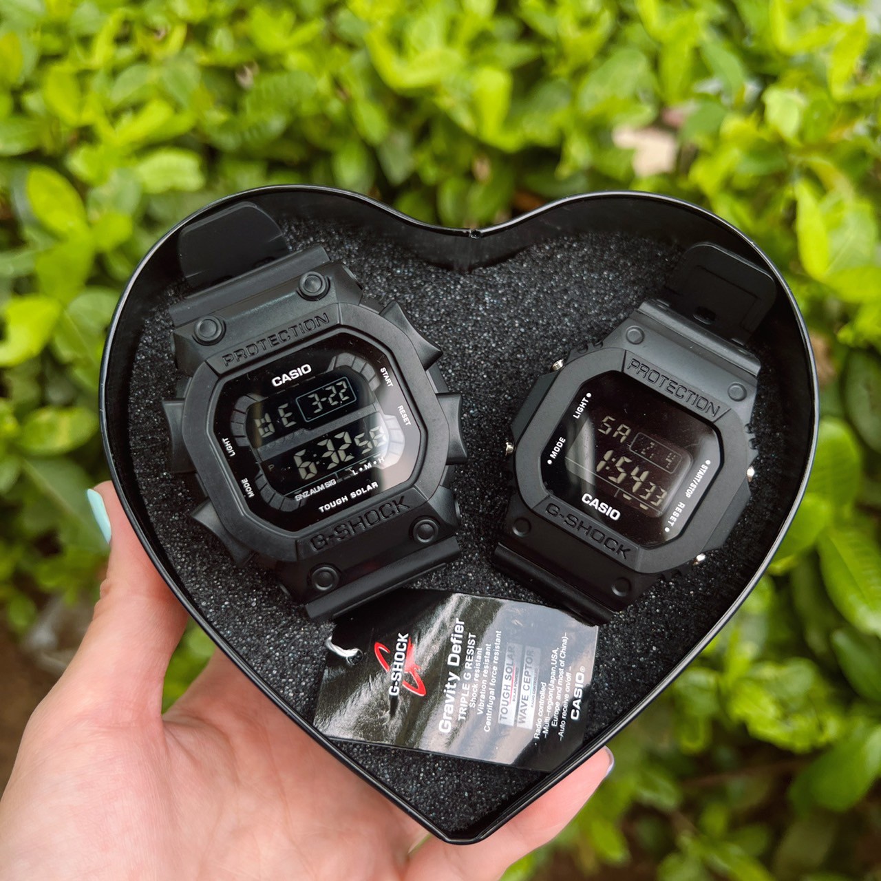 Watchtime นาฬิกาข้อมือเซ็ตคู่รัก รุ่นยักษ์เล็กยักษ์ใหญ่ ระบบดิจิตอล มี ...