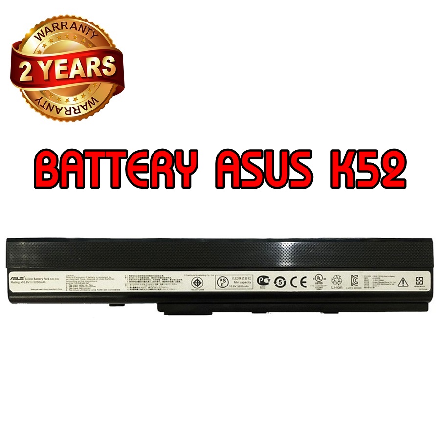 รับประกัน 2 ปี BATTERY NOTEBOOK ASUS K52 แบตเตอรี่ โน๊ตบุ๊ค เอซุส A32 ...