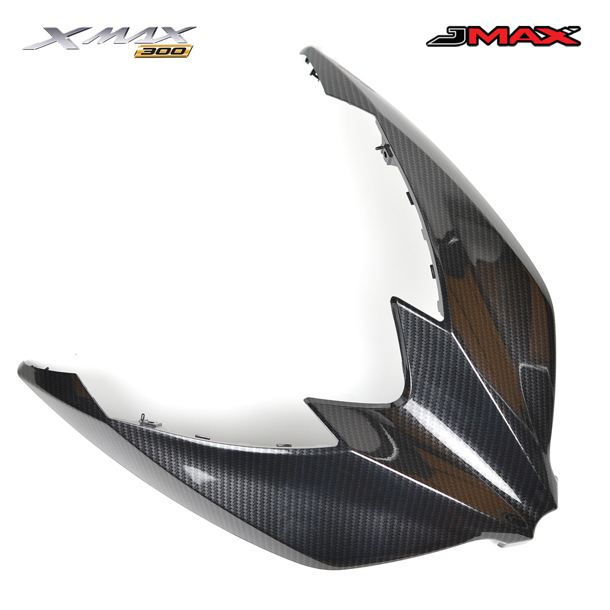 ฝาครอบไฟหน้าตัวบน XMAX 300 JMAX ตรงรุ่น ลายฟิล์มคาร์บอน 6D - J-RIDER ...