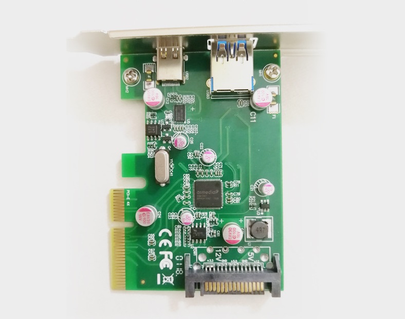 PCI-E Adapter Card TYBE C 3.1USB 3.0 Expansion Card - A.T. IT ACCESS - ThaiPick