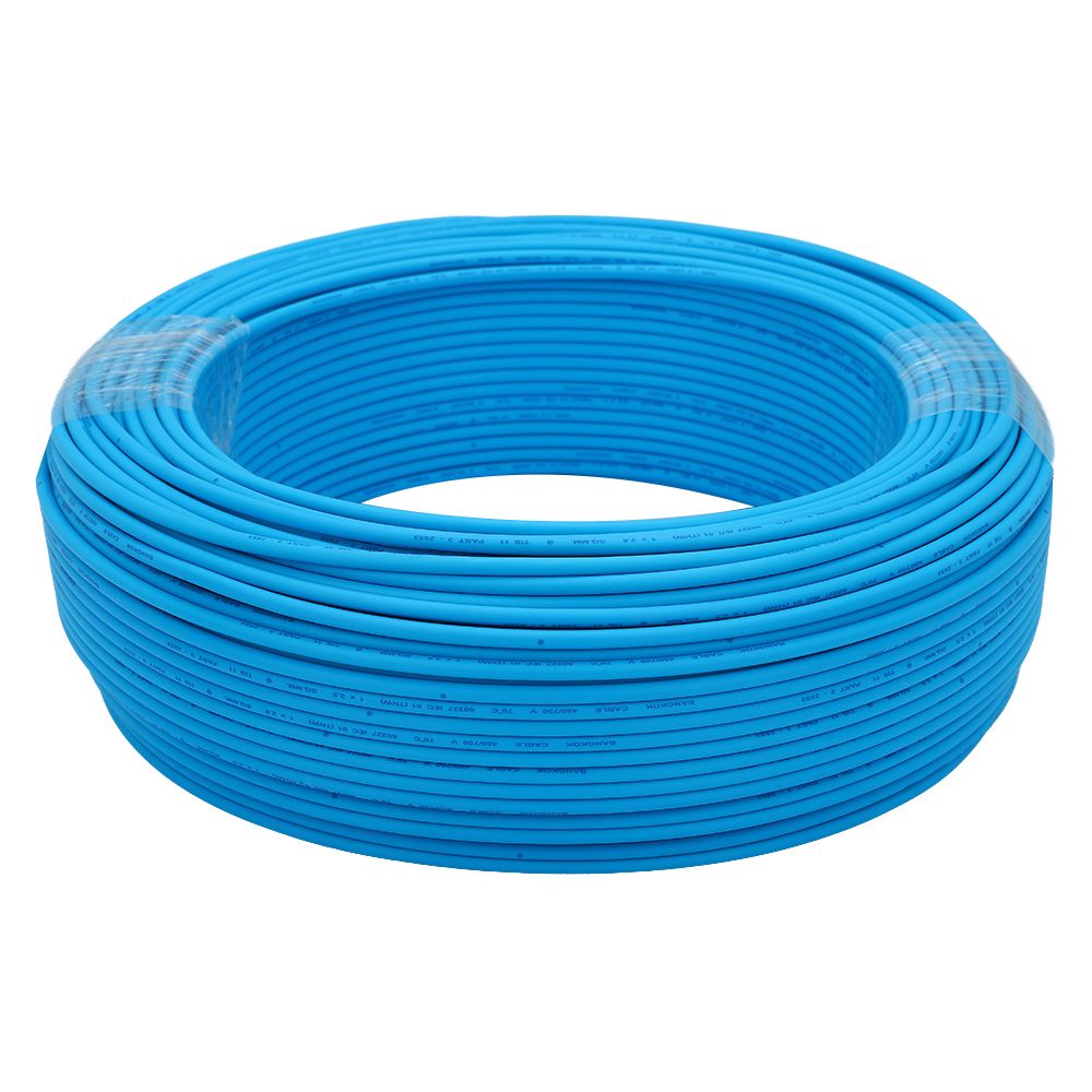 สายไฟ THW BCC 60227IEC01 1x2.5 ตร.มม. 100 ม. สีฟ้า - ChatShop - ThaiPick