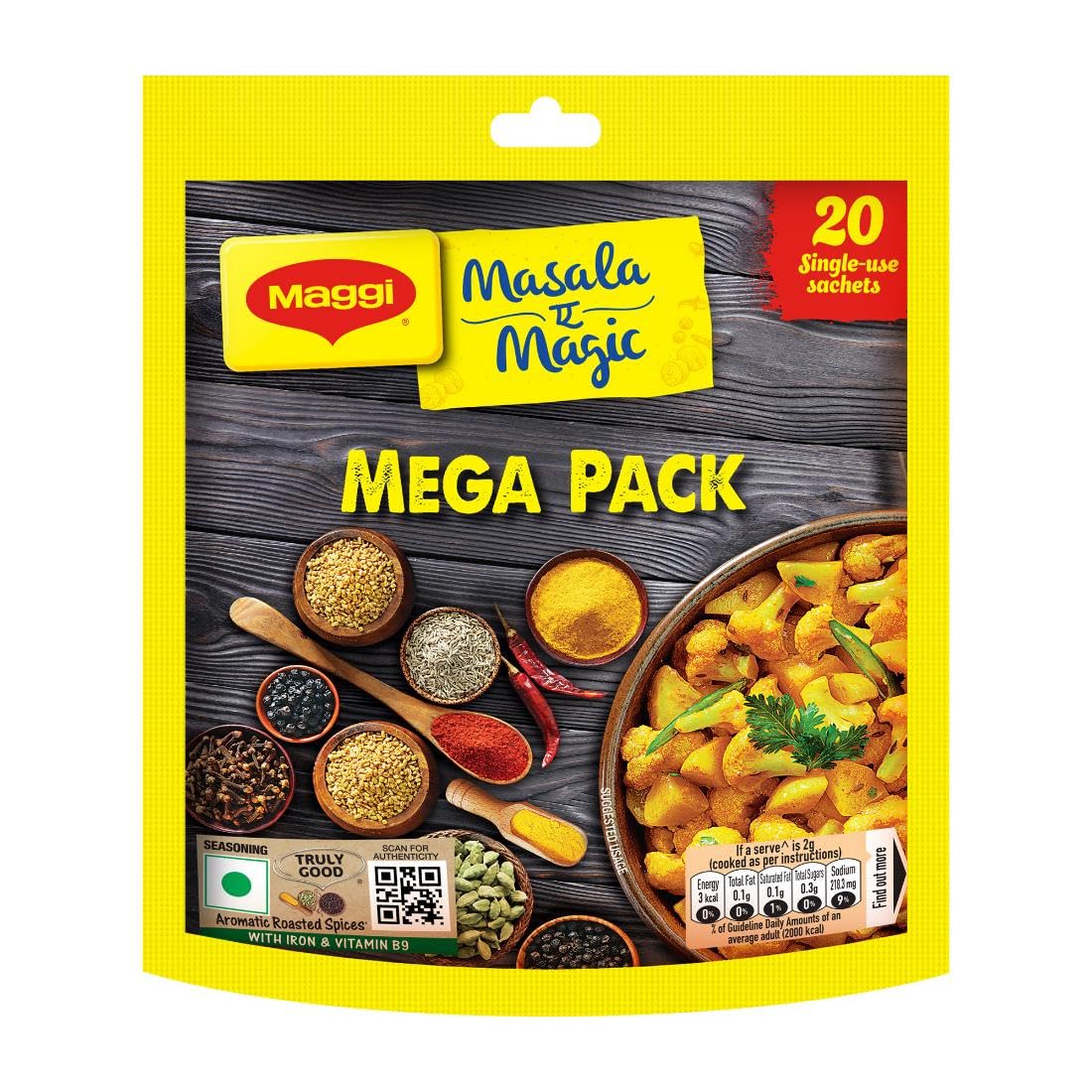 MAGGI -MASALA MAGIC SINGLE USE SACHETS MEGA PACK75gG | Lazada.co.th