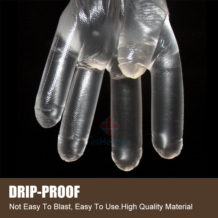 inHelper 100 ชิ้น ถุงมือพลาสติกใสอเนกประสงค์ ใช้แล้วทิ้ง Disposable ...
