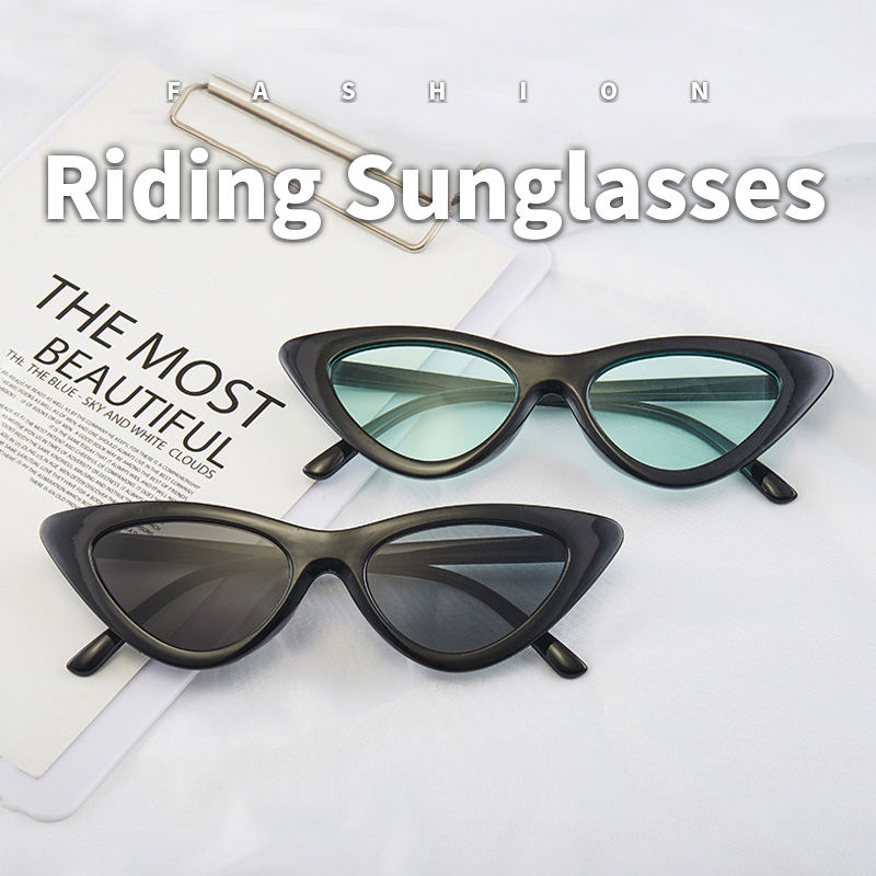 Y Triangle Cat Eye Sunglasses For Women Polarized Sun Glasses Vintage