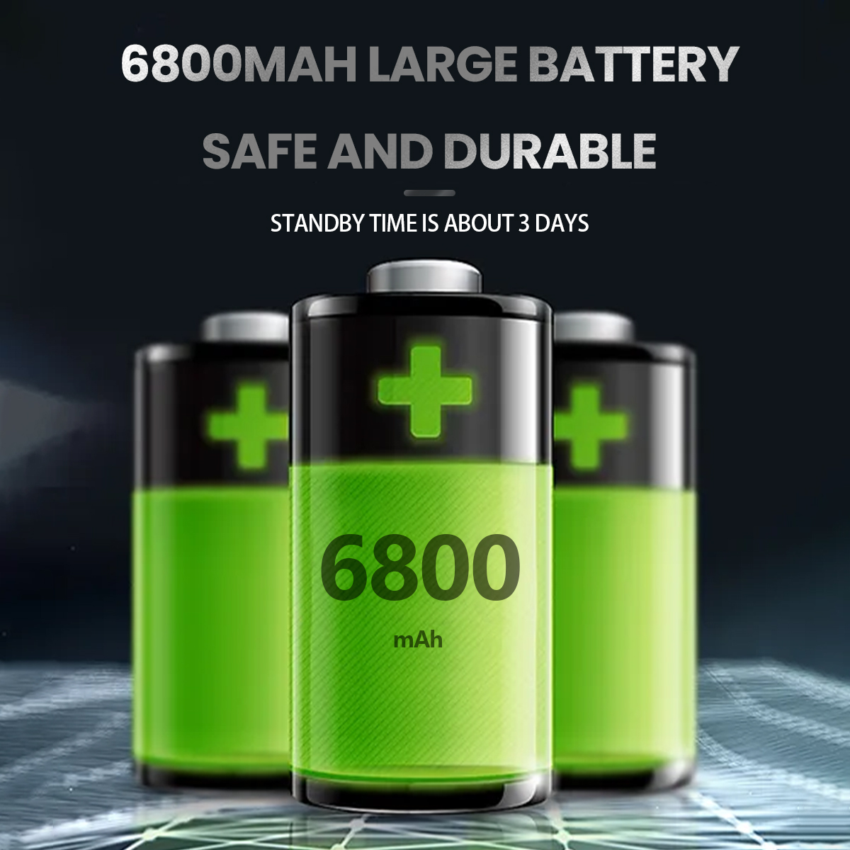 Motorola Zello วิทยุสื่อสาร T88 Plus 6800mAH การสื่อสารทางไกล 5000KM ...