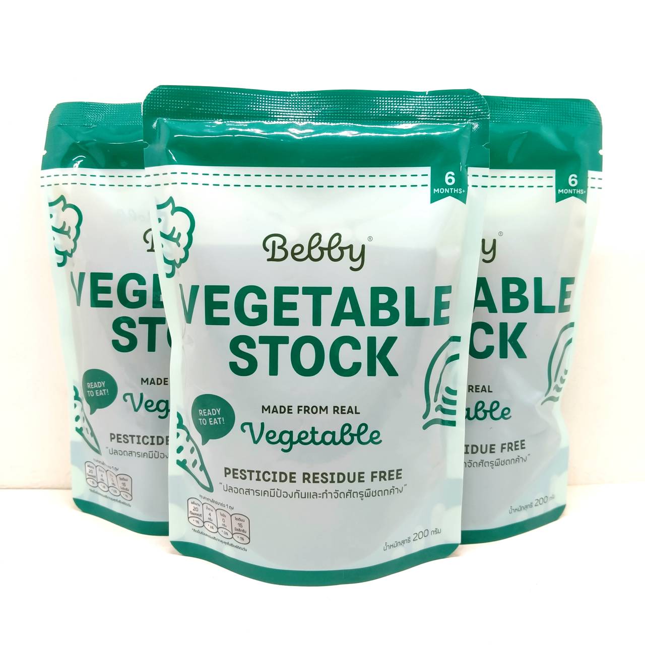 Bebby แบ๊บบี้ น้ำซุปผัก นํ้าสต็อกผัก อาหารเสริมสำหรับเด็ก ไม่ใส่สารกัน ...