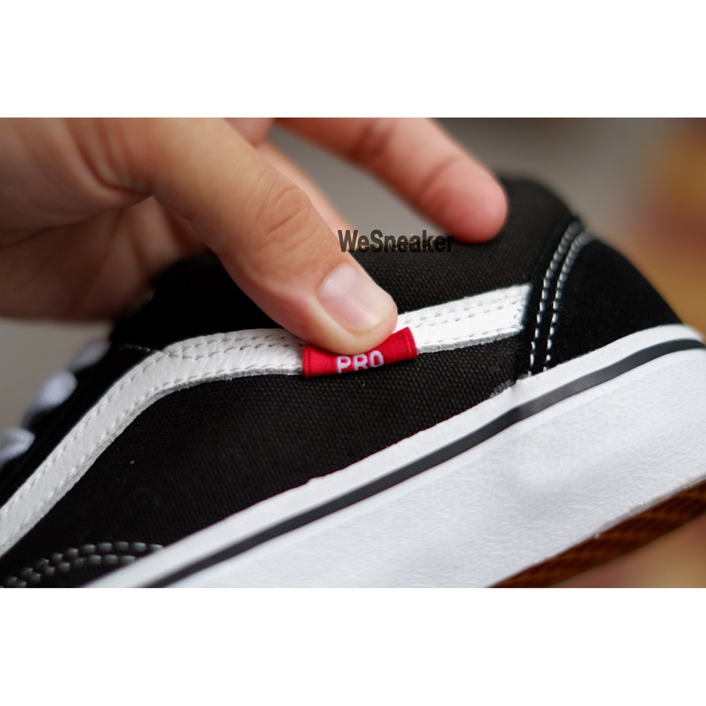 kanjh VANS Old Skool (PRO) - Black/White รองเท้า VANS การันตีของแท้ 100 VANS Authorized Dealer ...