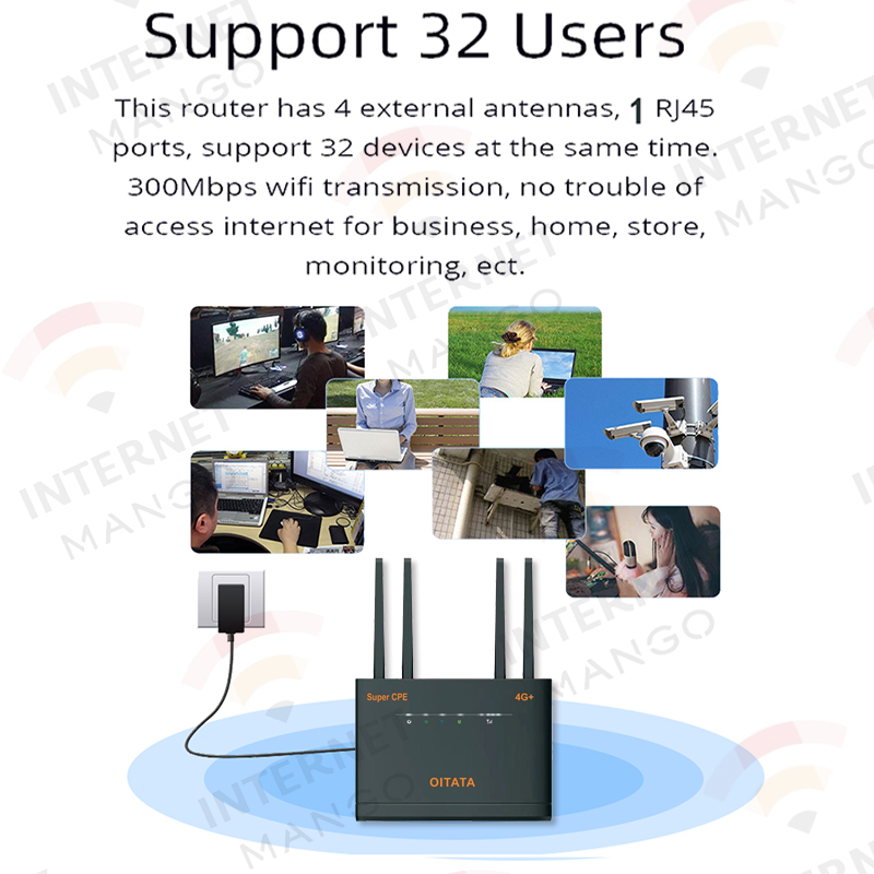 4G/5G V12 unlimited wifi router supports full band lock frequency band ...
