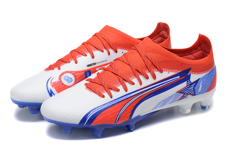 100 genuinePuma Football Shoes-Puma Ultra Ultimate FG Red-รองเท้าสตั๊ด ...