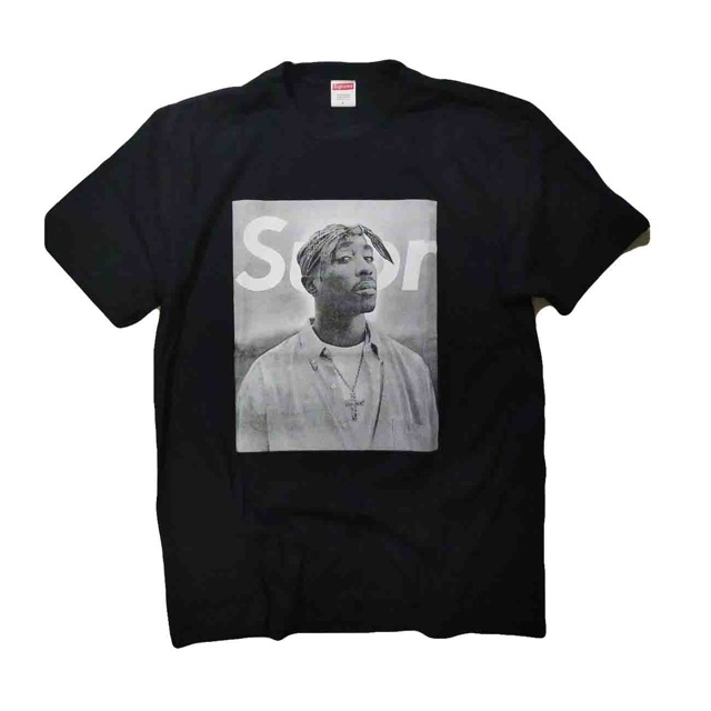 BoB-เสื้อยืด Supreme 2pac เสื้อสตรีท supreme tupacunisex SMLXL2XL3XL ...