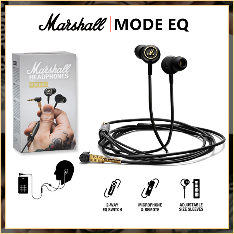 หูฟัง marshall Mode EQ หูฟังเบสหนัก หูฟังมีไมค์ Earphone Wired In Ear With Mic (หูฟังเกมมิ่ง ...